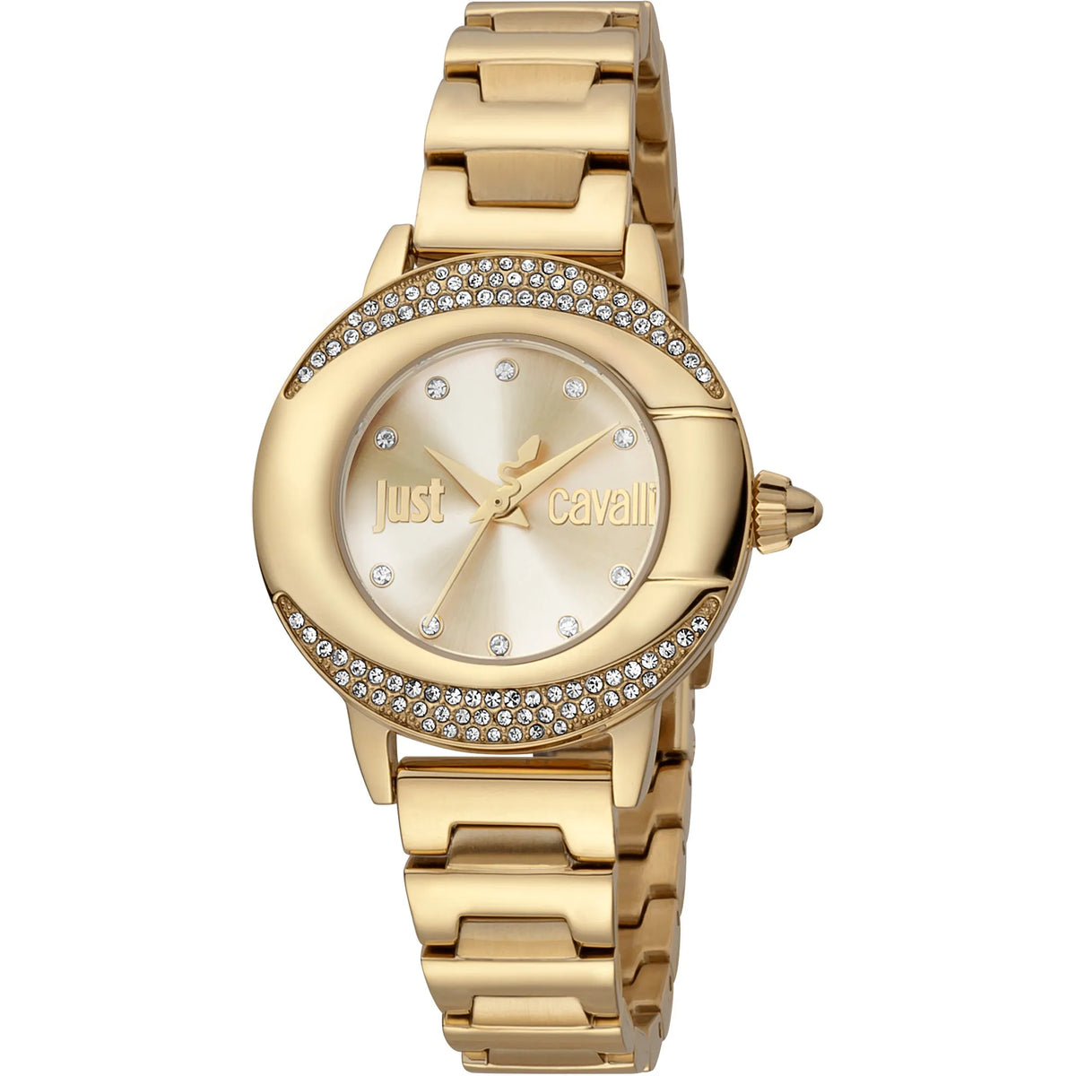 Just Cavalli Glam Chic Yellow Gold Champagne Watch JC1L150M0055 – Just ...